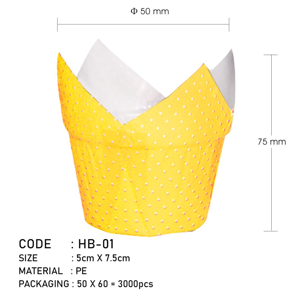 Paper Cup Yellow HB01 - My Snack House